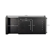 Usb Port 1920x720 Tft Lcd Monitor 12.3inch Lcd Monitor